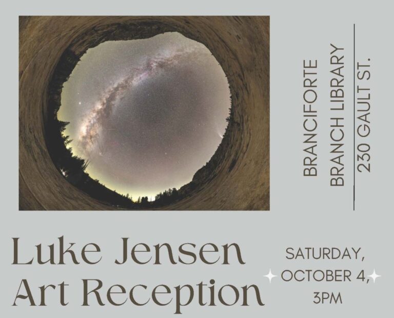 Luke Jensen Art Reception and exhibit at Branciforte Library - Friends ...